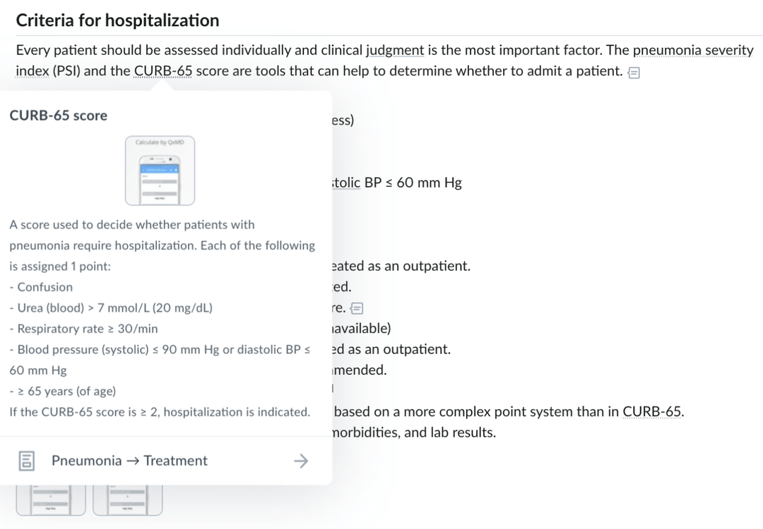 QxMD clinical calculators in AMBOSS — get access