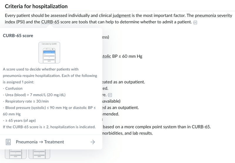 QxMD clinical calculators in AMBOSS — get access
