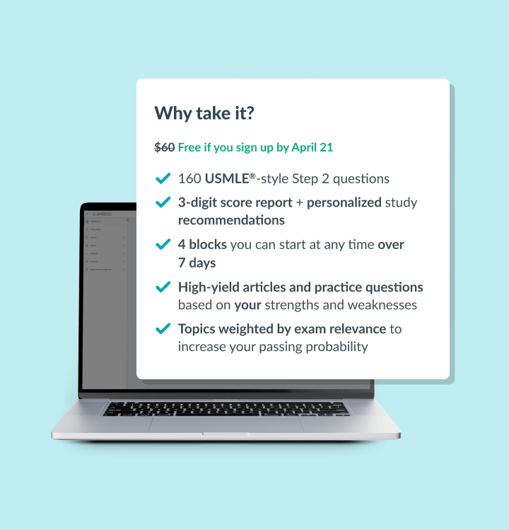 The AMBOSS Step 2 CK Self-Assessment