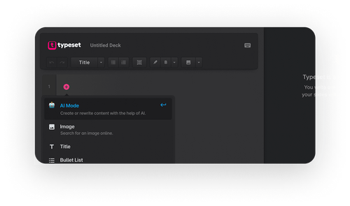 Typeset - AI Powered Design