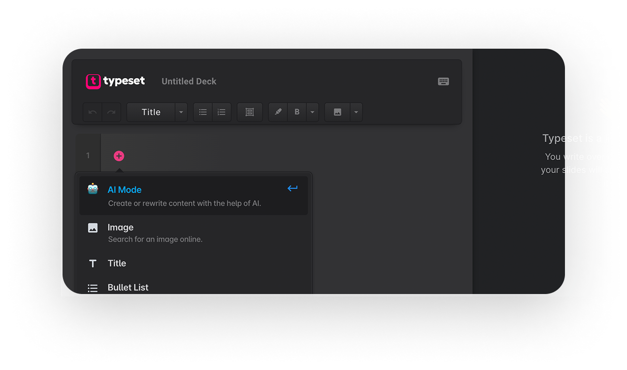 Typeset - AI Powered Design