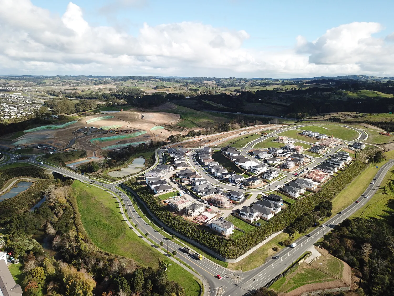 Millwater | Project Page | Hick Bros Civil Construction Ltd - Hick Bros