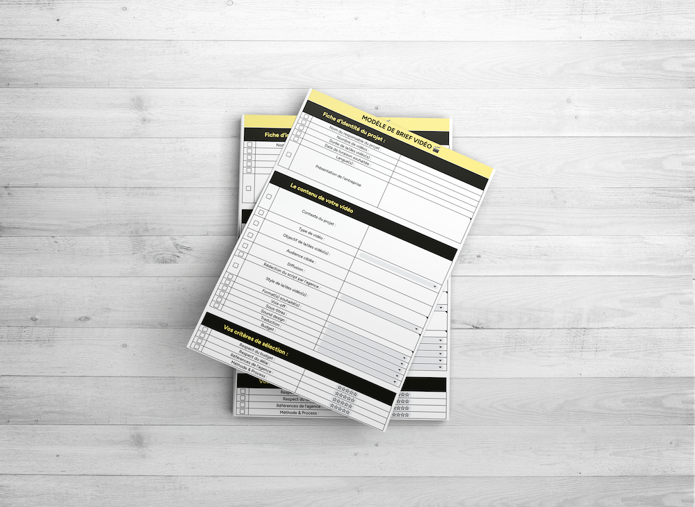 Brief pour une agence vidéo : comment faire ? (modèle à télécharger)