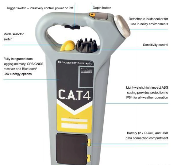 CAT4+ Underground Radiodetection Receiver Equipment For SaleCAT4+