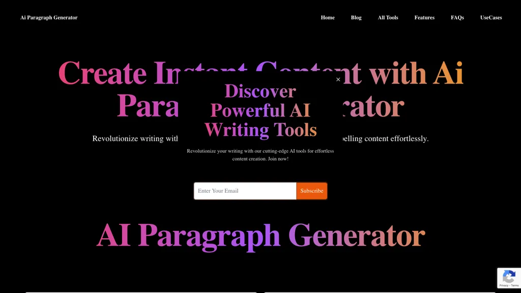 Ai Paragraph Generator