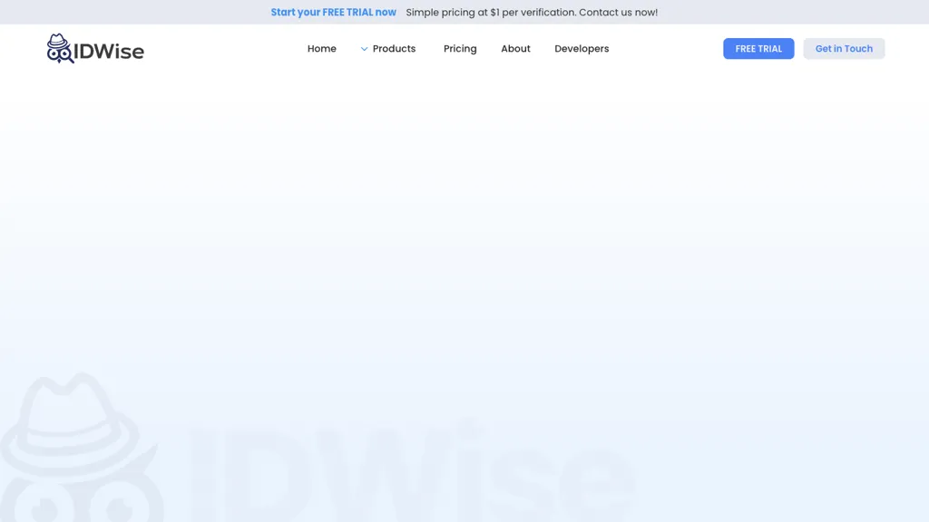 IDWise Identity Verification