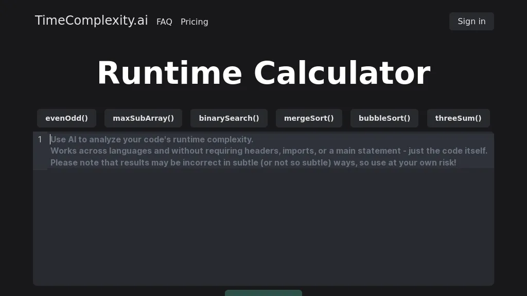 Timecomplexity Timecomplexity