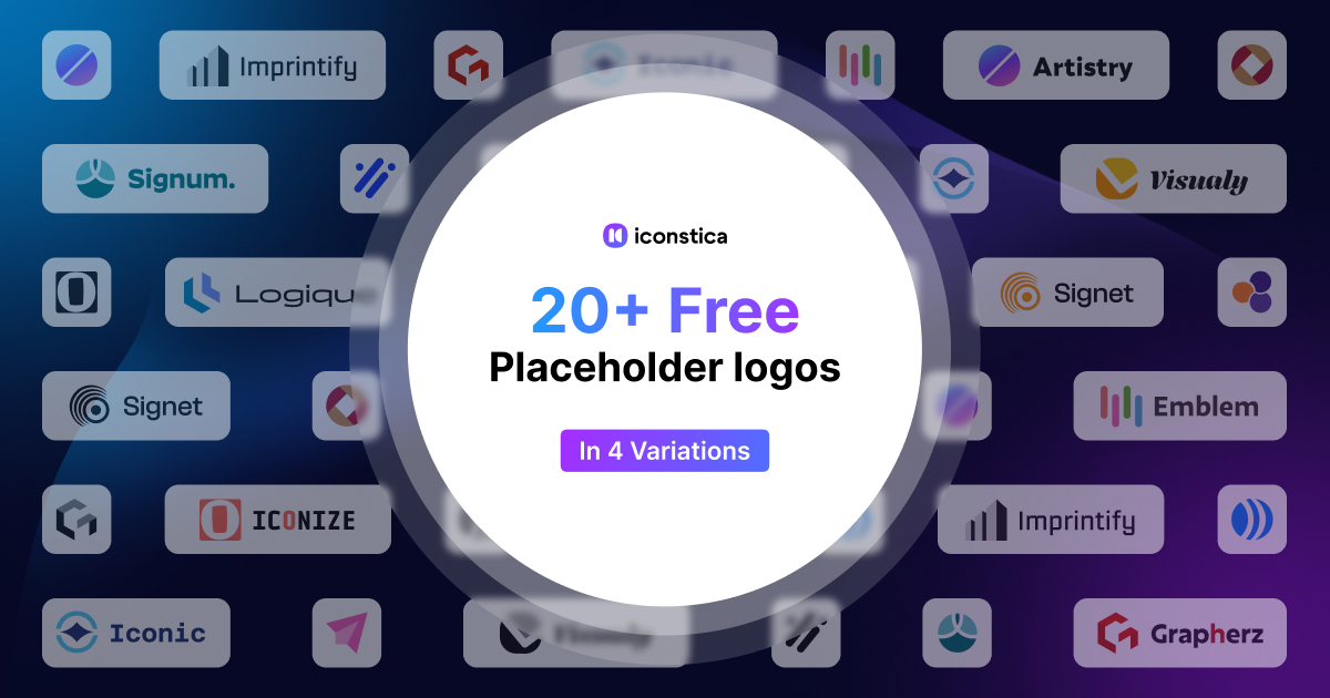 Free Placeholder Logos for UI and Web Design | Iconstica