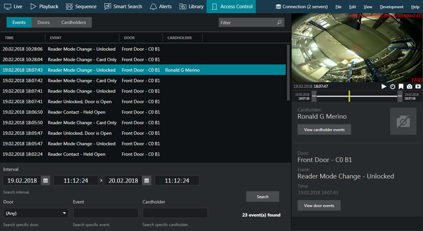 Integrating with Access Control — Ganz Security