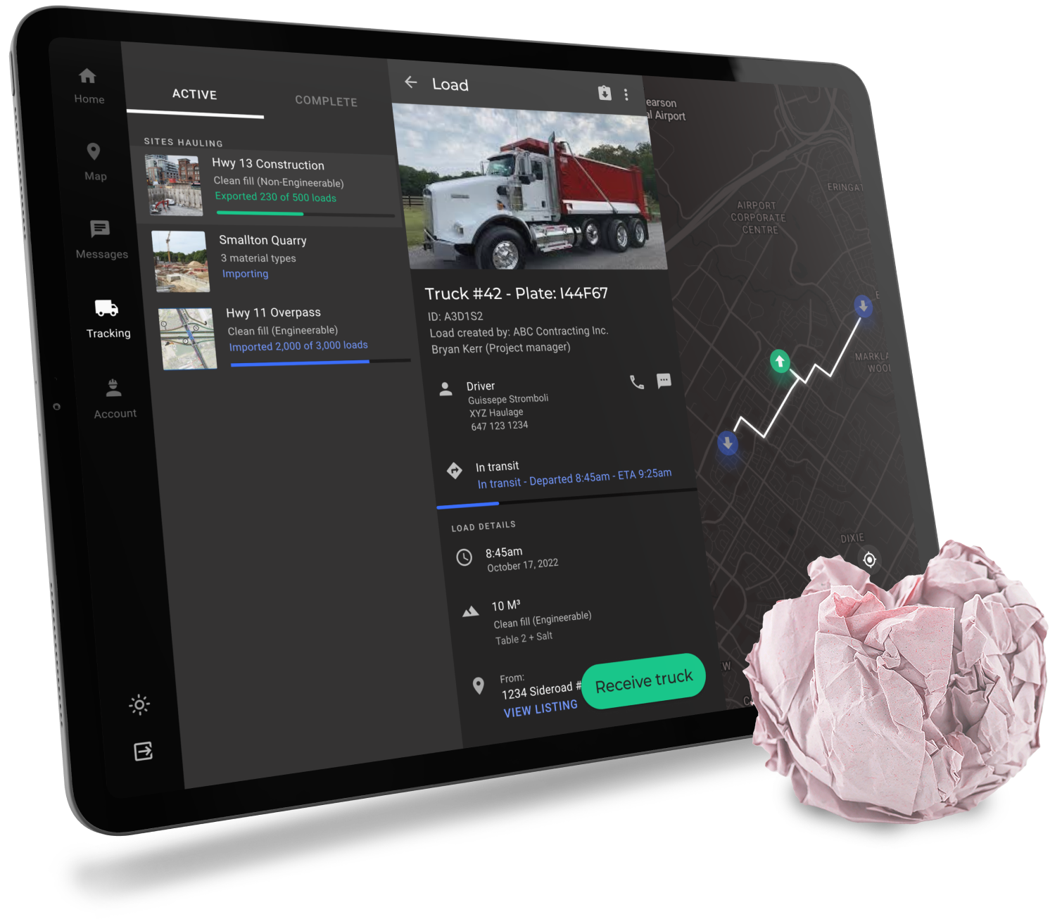Phil. The FREE excess soil reuse marketplace with load tracking.