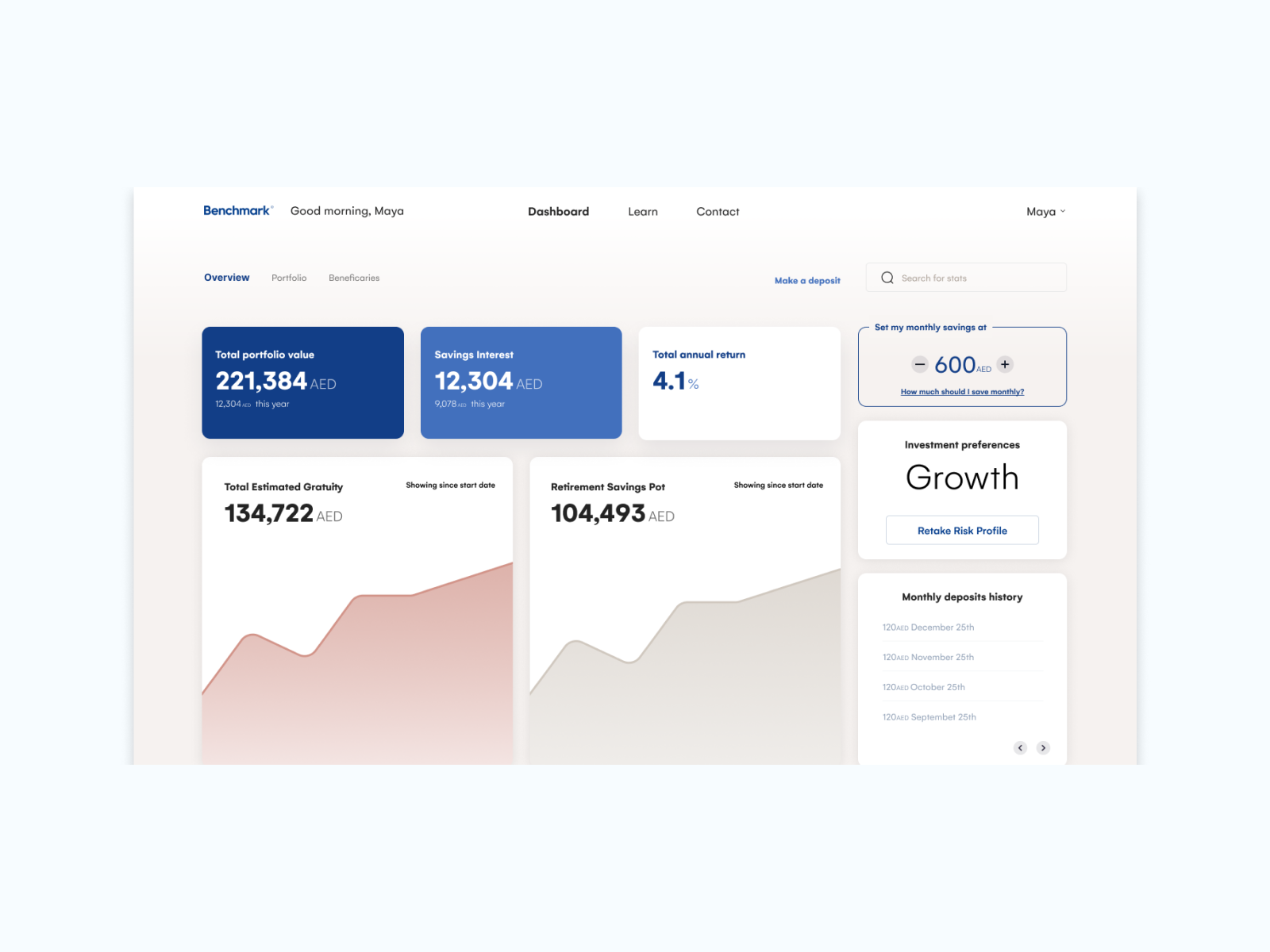 Our Designs For Benchmark | Studio Case Studies