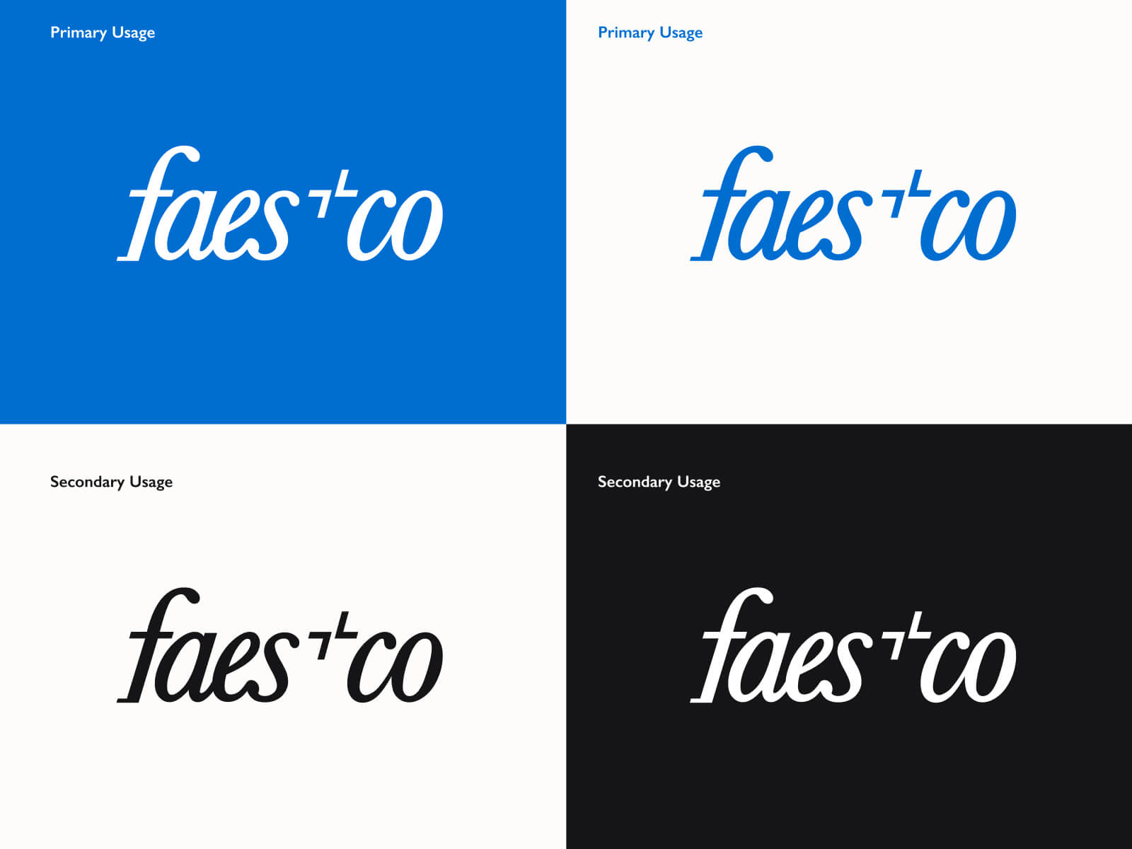 Our Designs For Faes + Co | Studio Case Studies