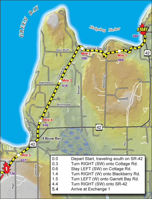 Fall 50 Course Details - Explore Each Leg of Your 50-Mile Journey