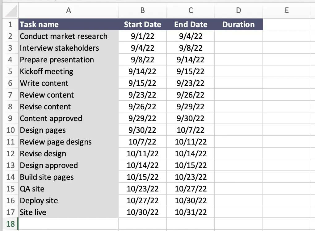 Gantt Chart Template for Excel + How-to Tutorial