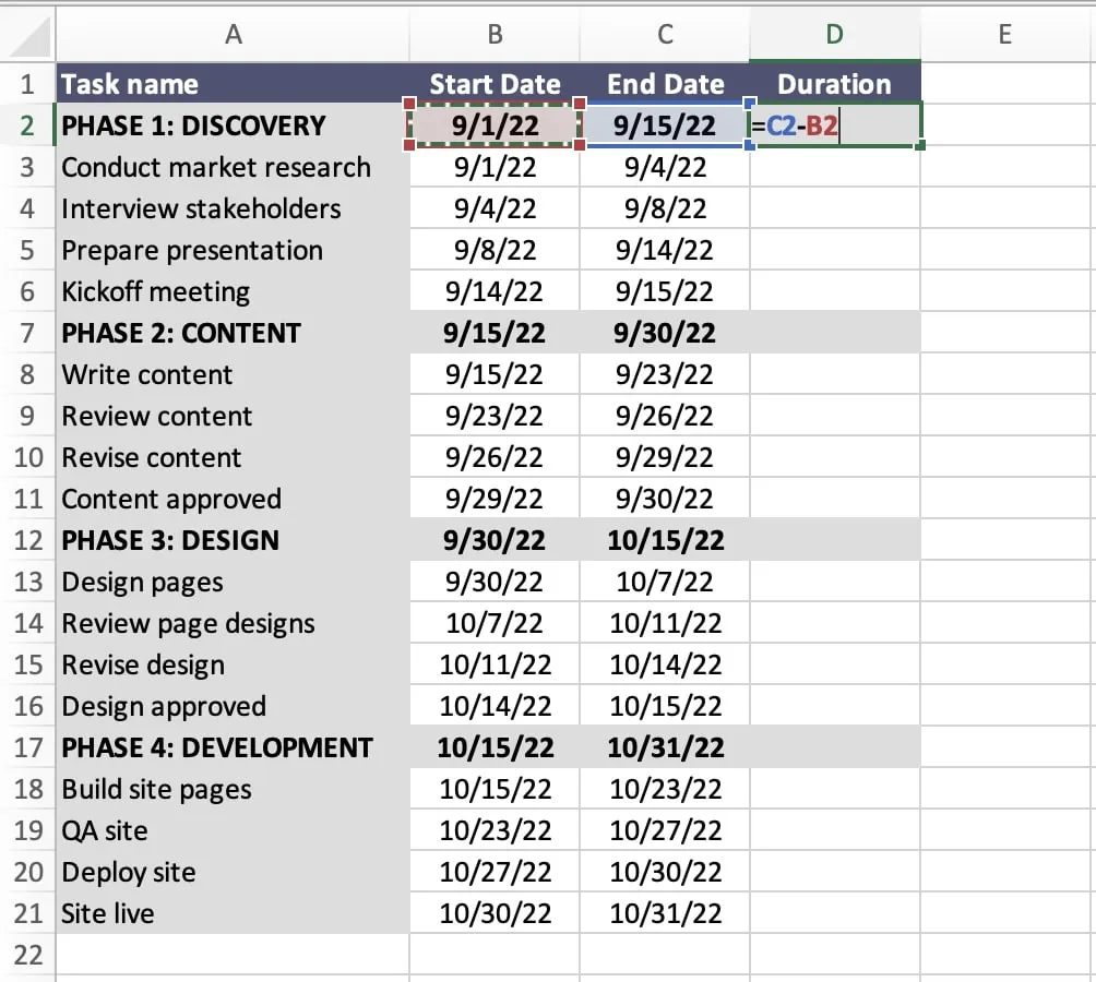 Gantt Chart Template for Excel + How-to Tutorial