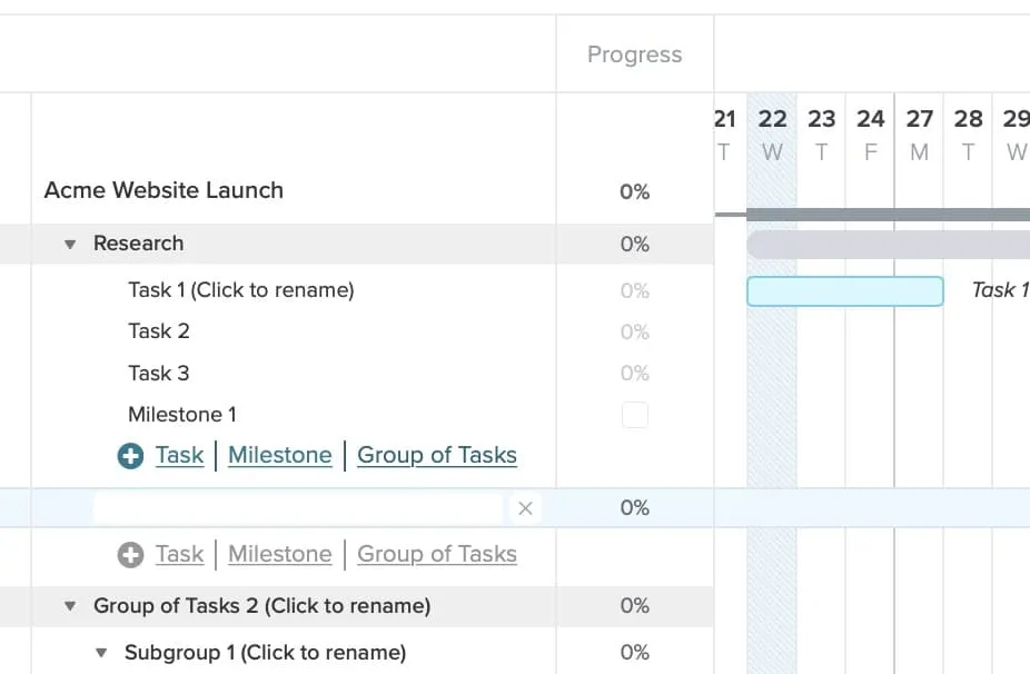 Free Project Schedule Template For Excel | TeamGantt