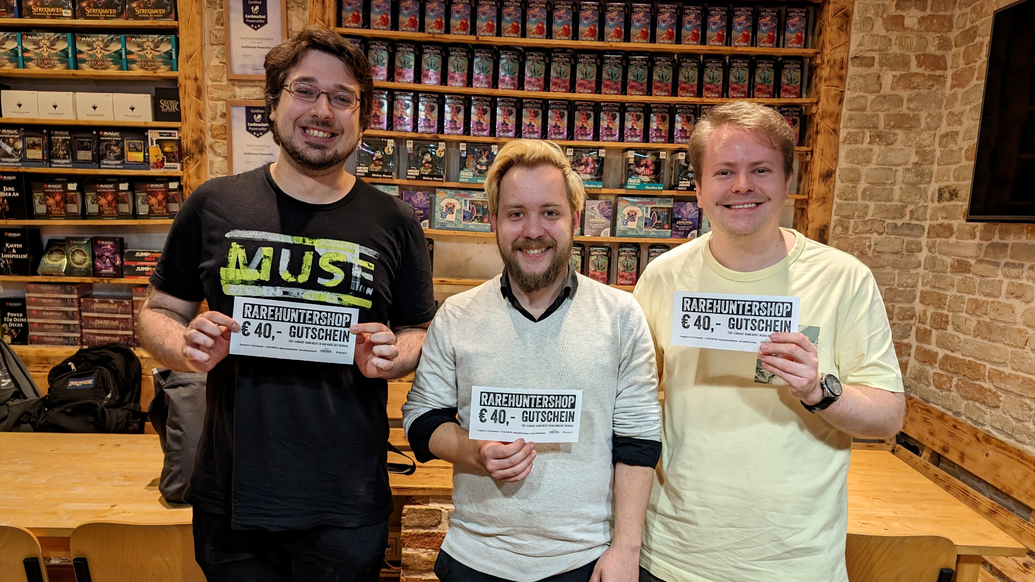 Das LORCANA TEAM TRIOS Gewinner-Team | Rarehuntershop