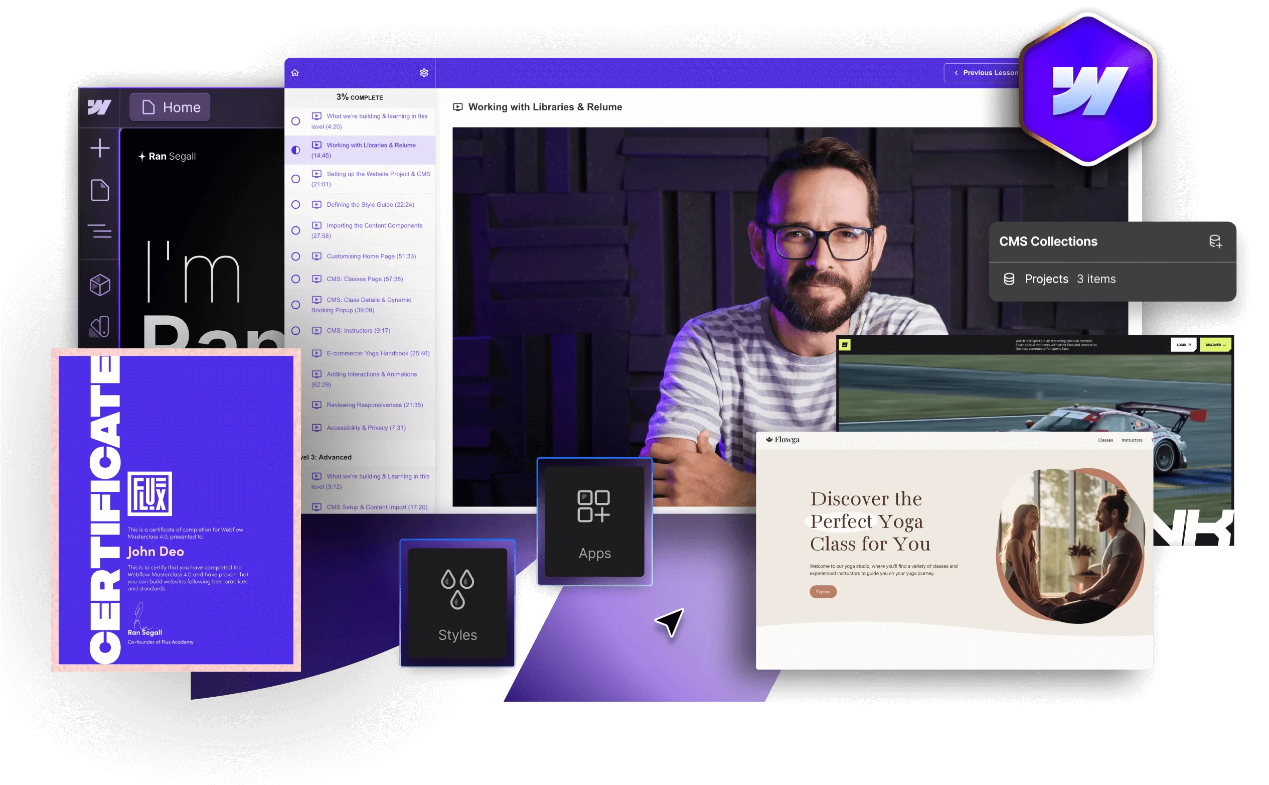 The Webflow Masterclass - Learn how to build websites with Webflow