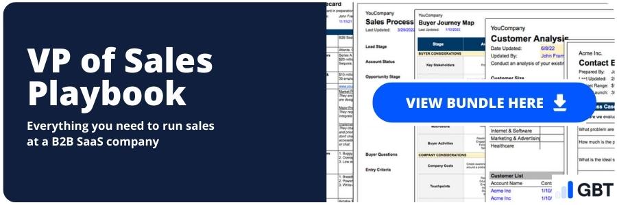 Sales Rep Performance Review Template for B2B SaaS | Growth Business ...