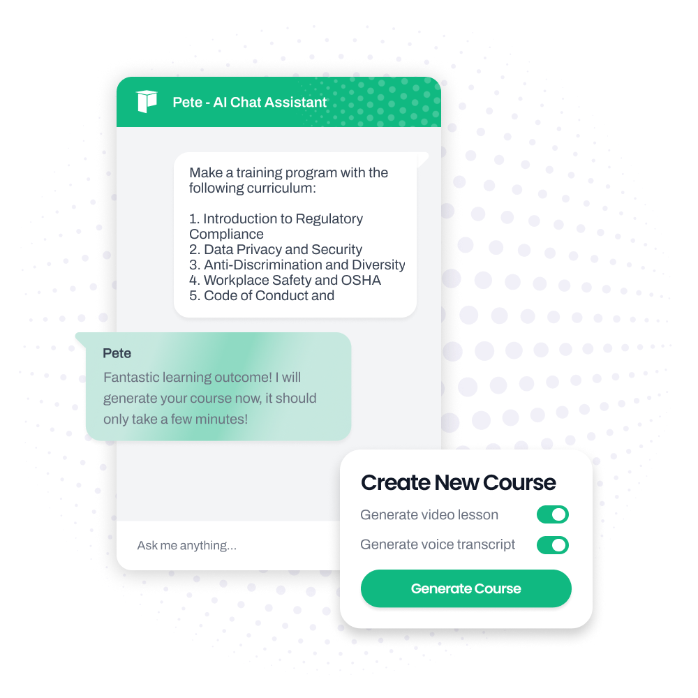 Use Cases - PETE Learning