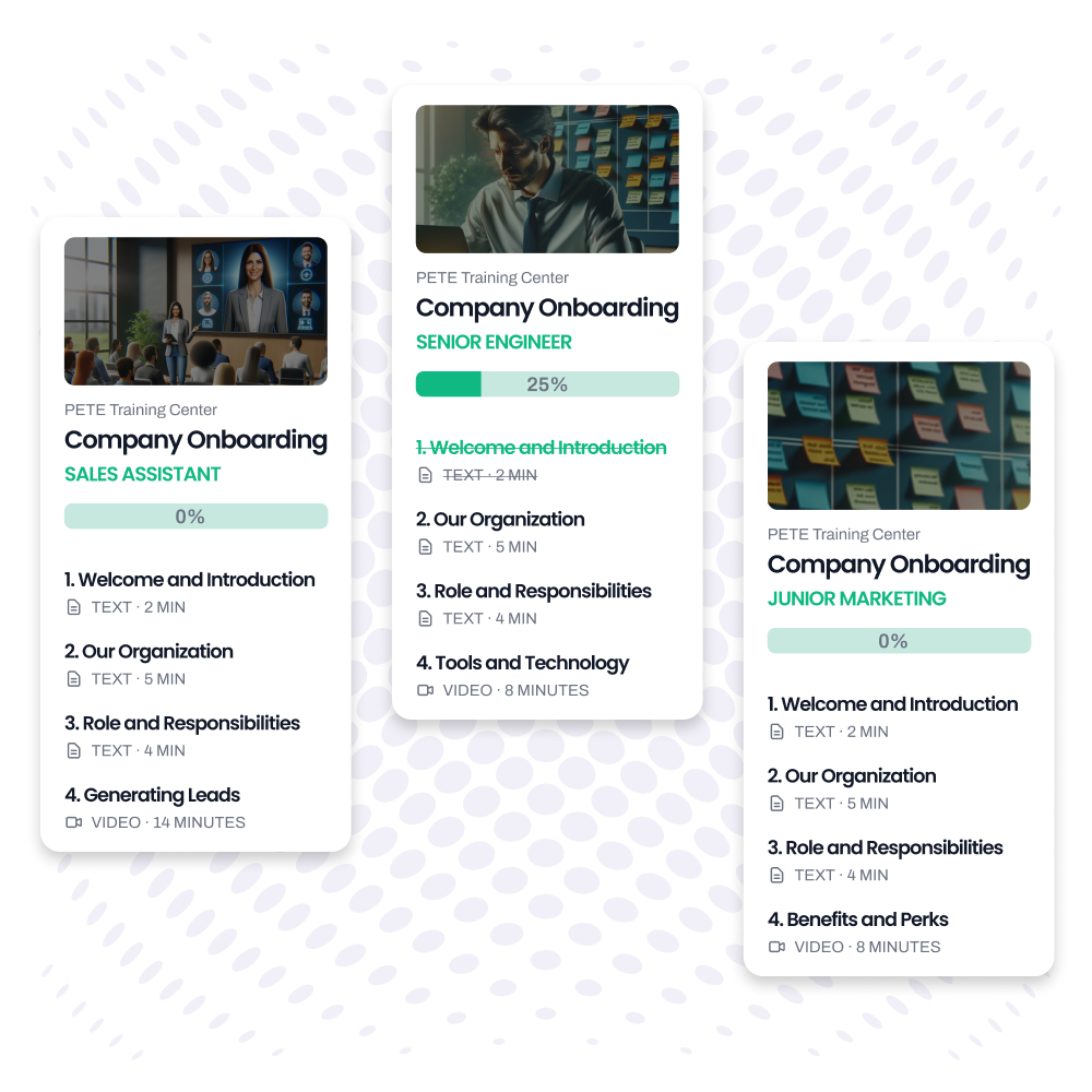 Use Cases - PETE Learning