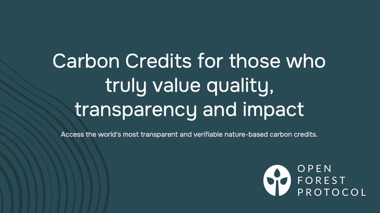 Open Forest Protocol | Carbon Credit Buyer