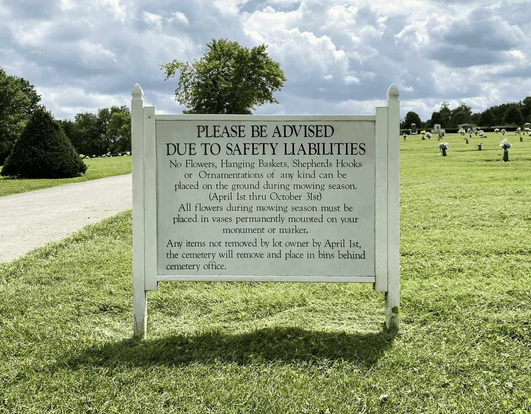 Cemetery Etiquette & Guidelines