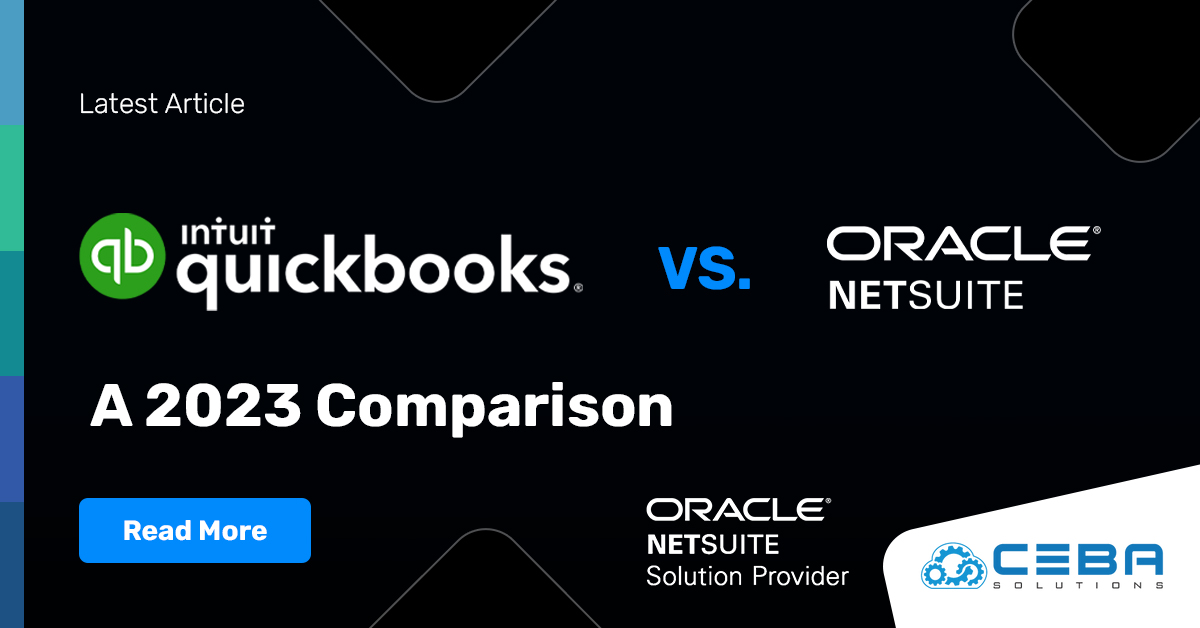 QuickBooks VS. NetSuite: A 2023 Comparison