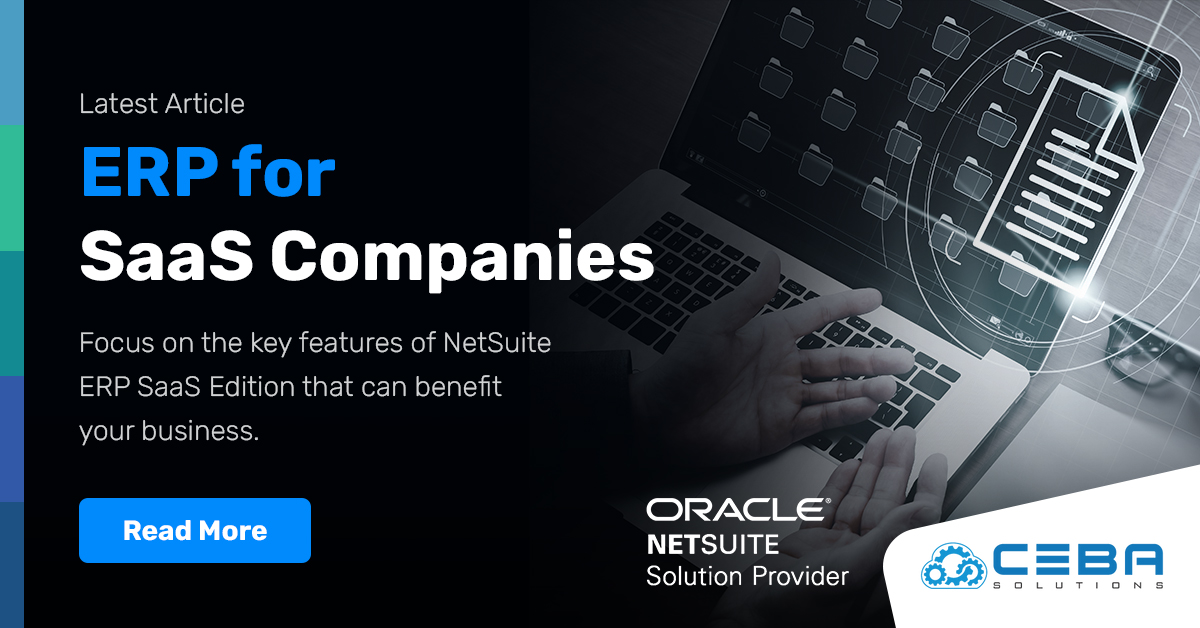 Key Features of ERP for SaaS Companies