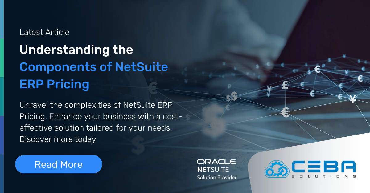 Understanding the Components of NetSuite ERP Pricing
