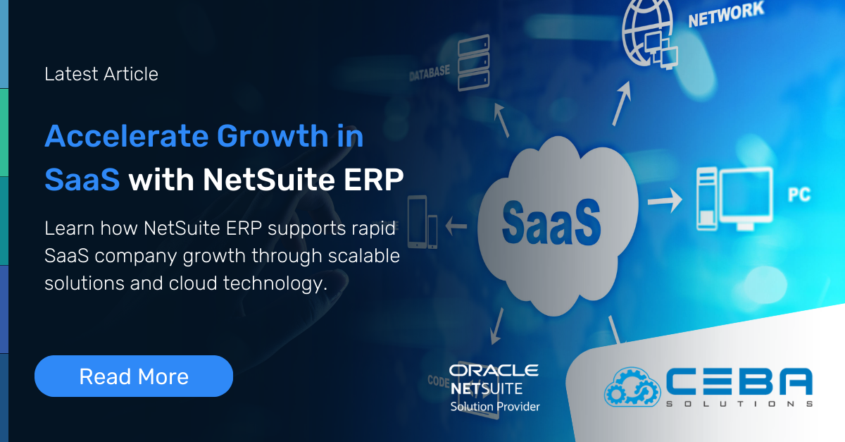 The Role of ERP in Accelerating SaaS Company Growth