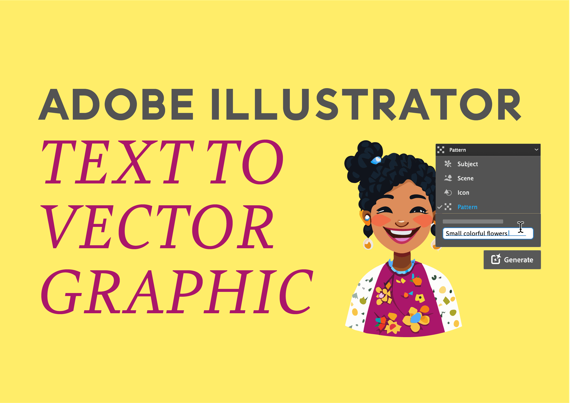Adobe Illustrator's New AI Feature 'Text to Vector Graphic' | Oblivious ...