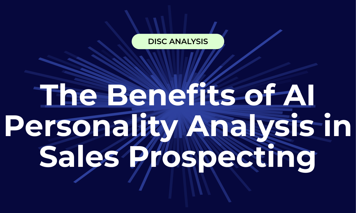 The Benefits of AI Personality Analysis in Sales Prospecting | Humanlinker