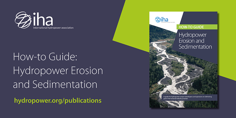 Manage erosion and sediment sustainably with new hydropower guide