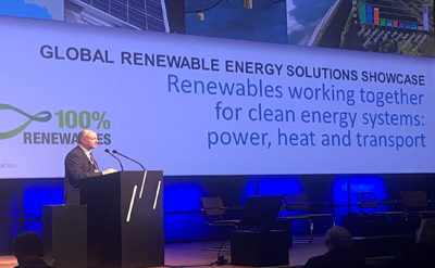 Renewable energy showcase offers climate change solutions at COP23