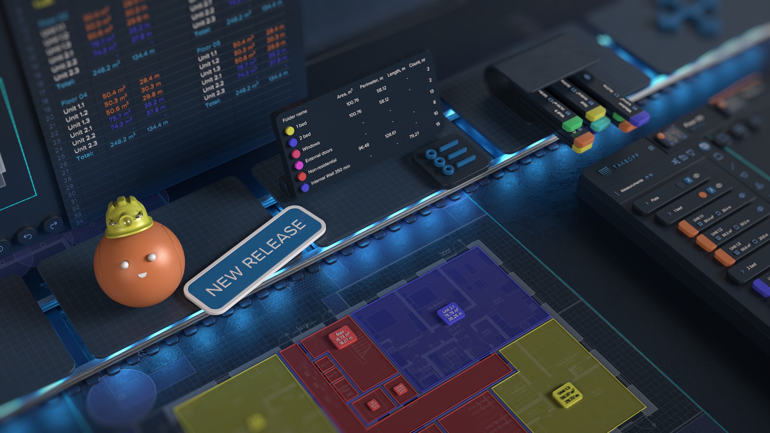 Drawing legend and other improvements — Kreo