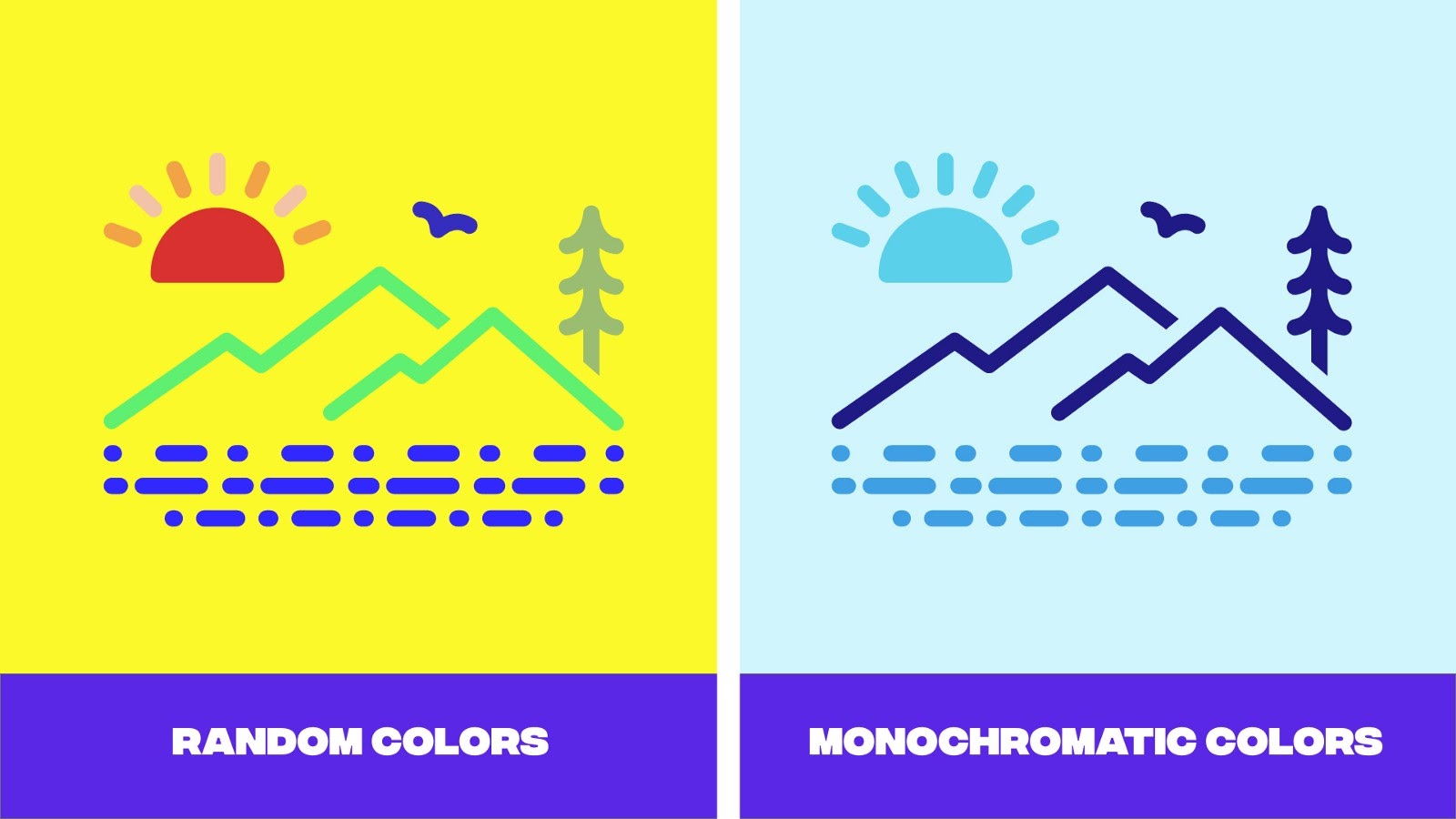 Use color theory to create the best color combinations for your designs