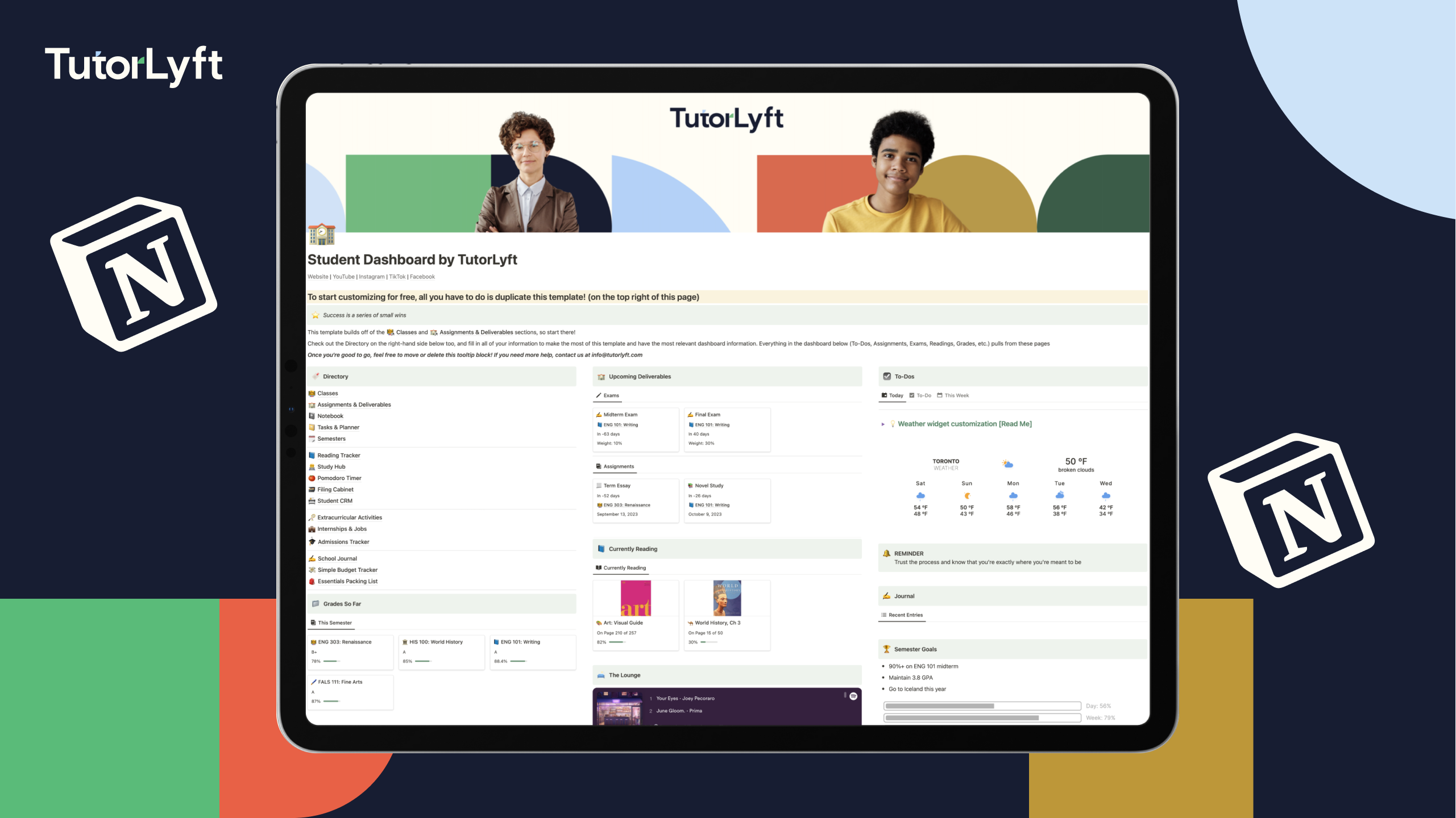 Free Notion Template for Students - Organize Your Studies with Ease ...