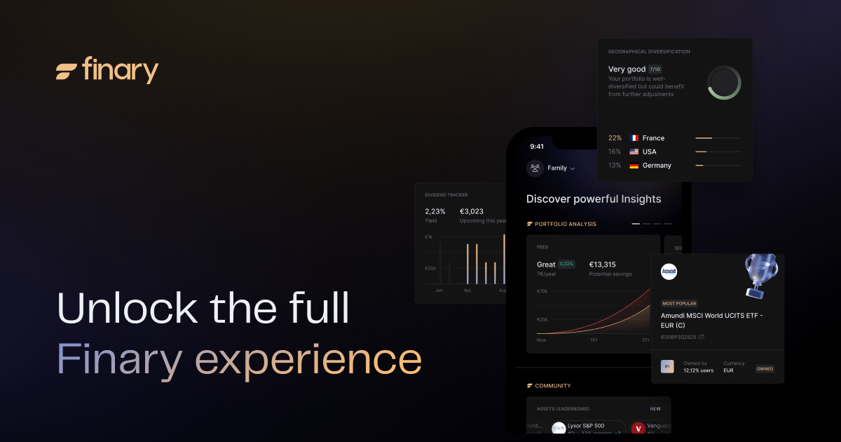 Finary Plus - Take your investments to the next level