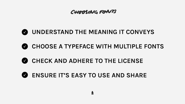 How To Choose The Best Fonts For Your Brand