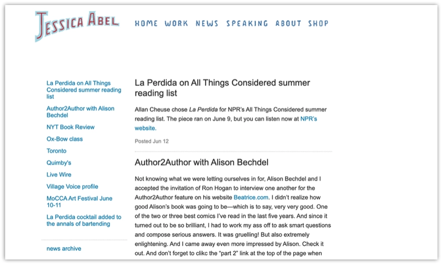 Jessica Abel on standing out, staying punk, and being bold about ...