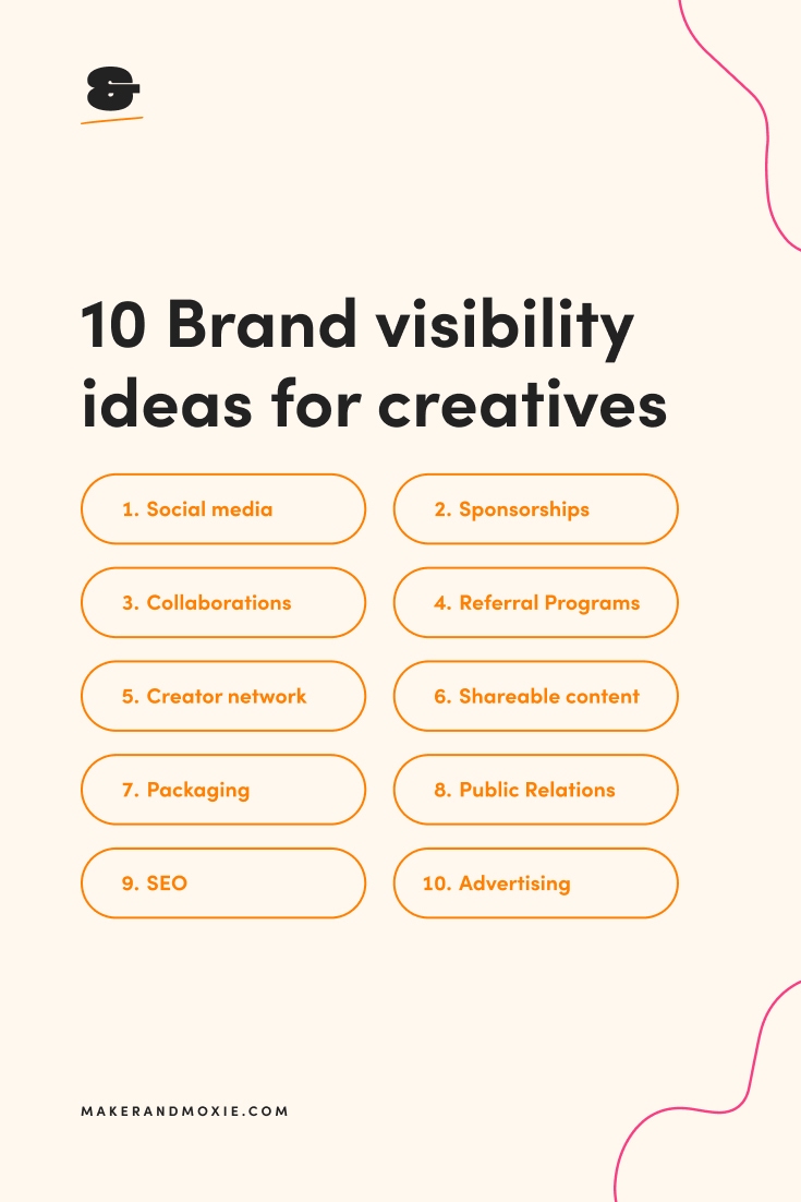 How to get more eyes on your creative business with a brand visibility ...