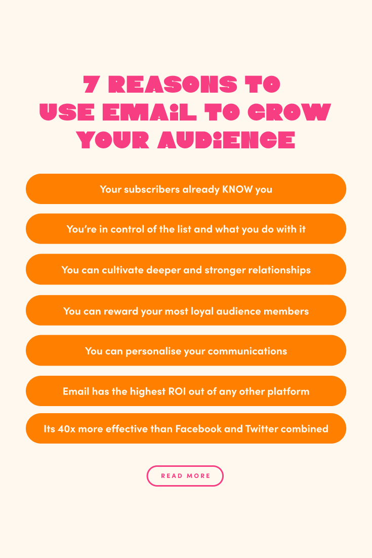 7 Reasons Creators Should be Using Email Marketing to Grow Their Audience