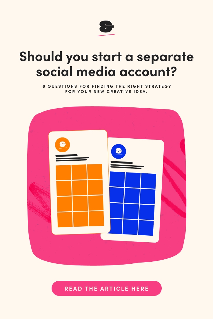 Should you start a separate social media account? 6 questions for ...
