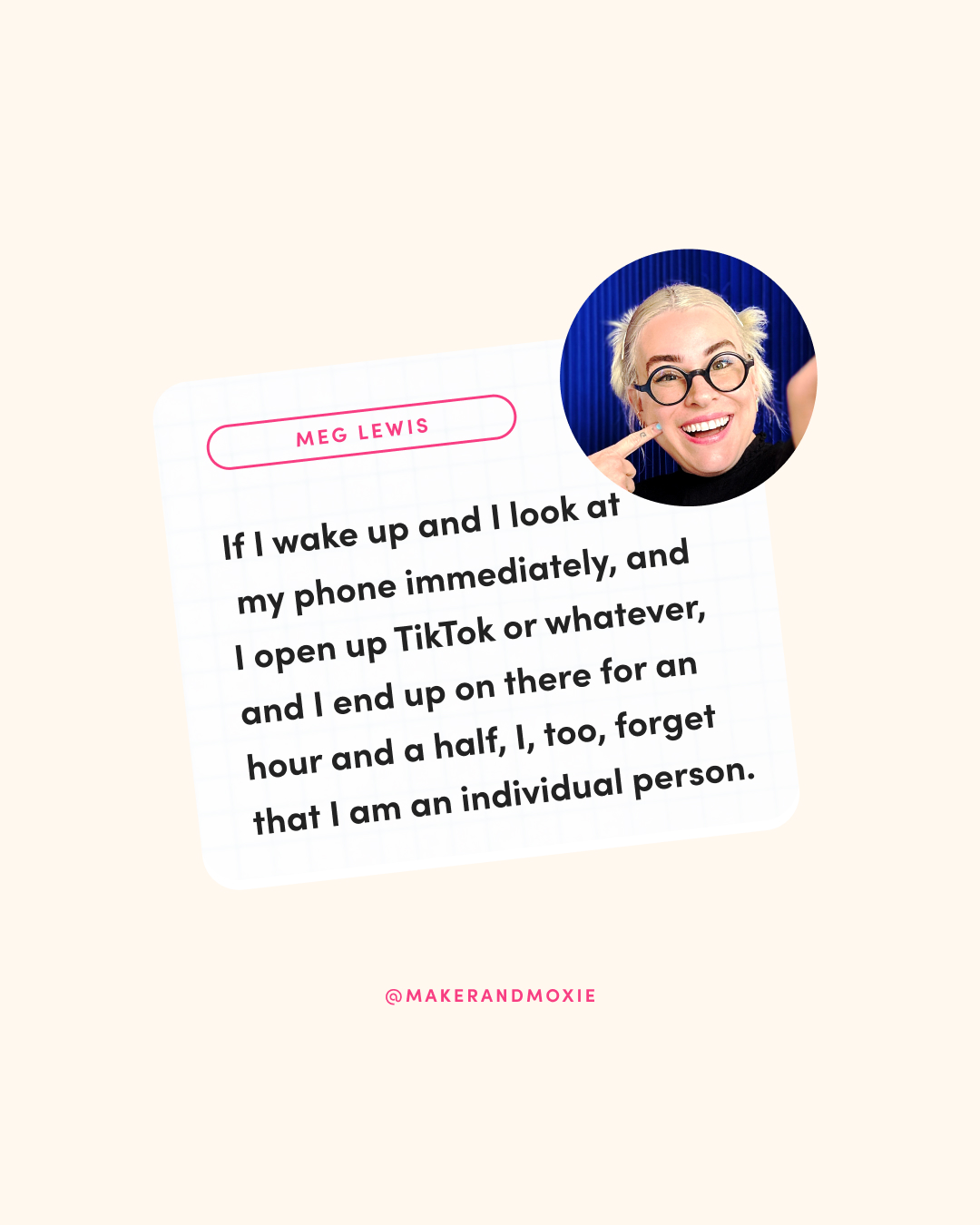 Meg Lewis on being uniquely you, embracing your personality, and ...