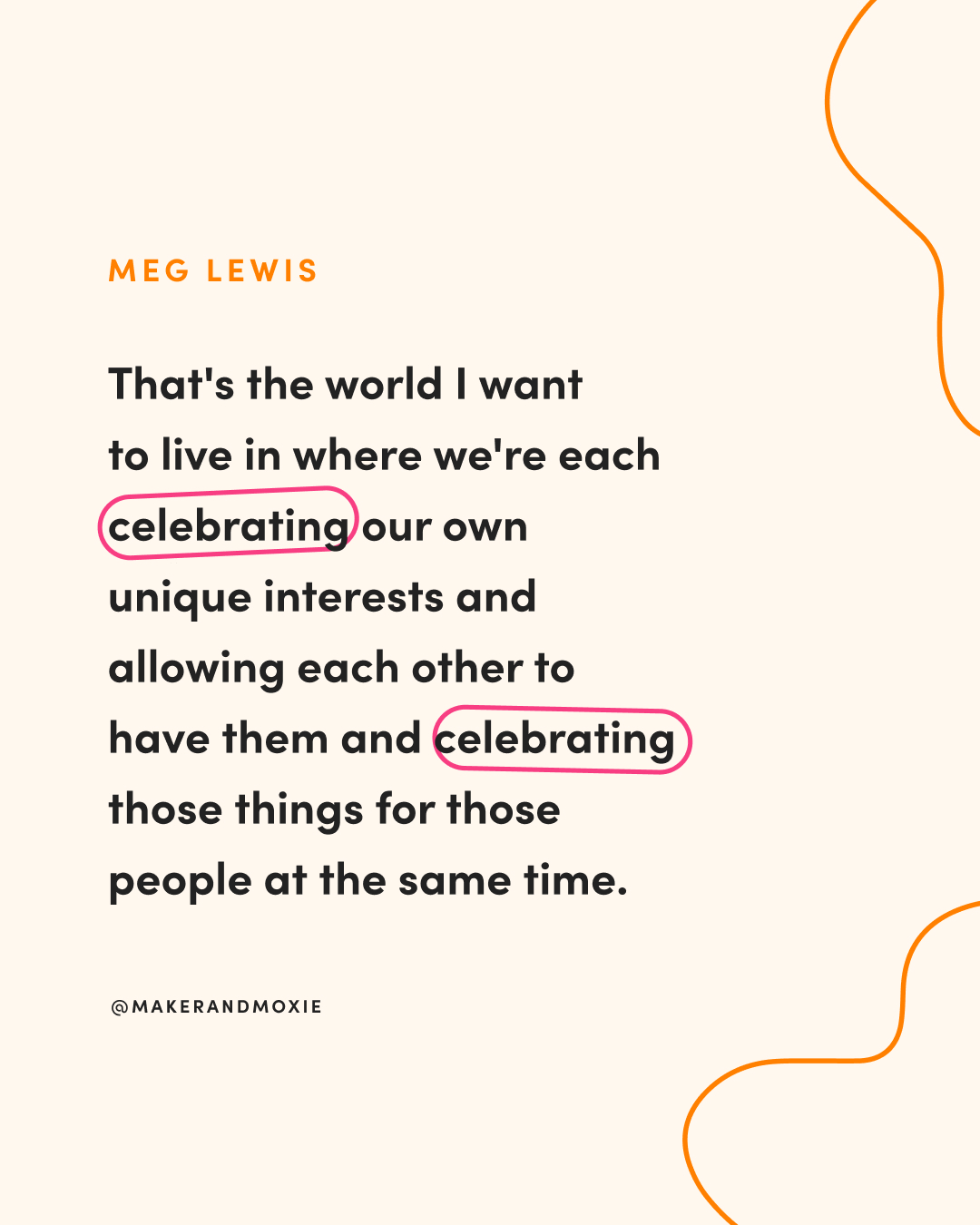 Meg Lewis on being uniquely you, embracing your personality, and ...