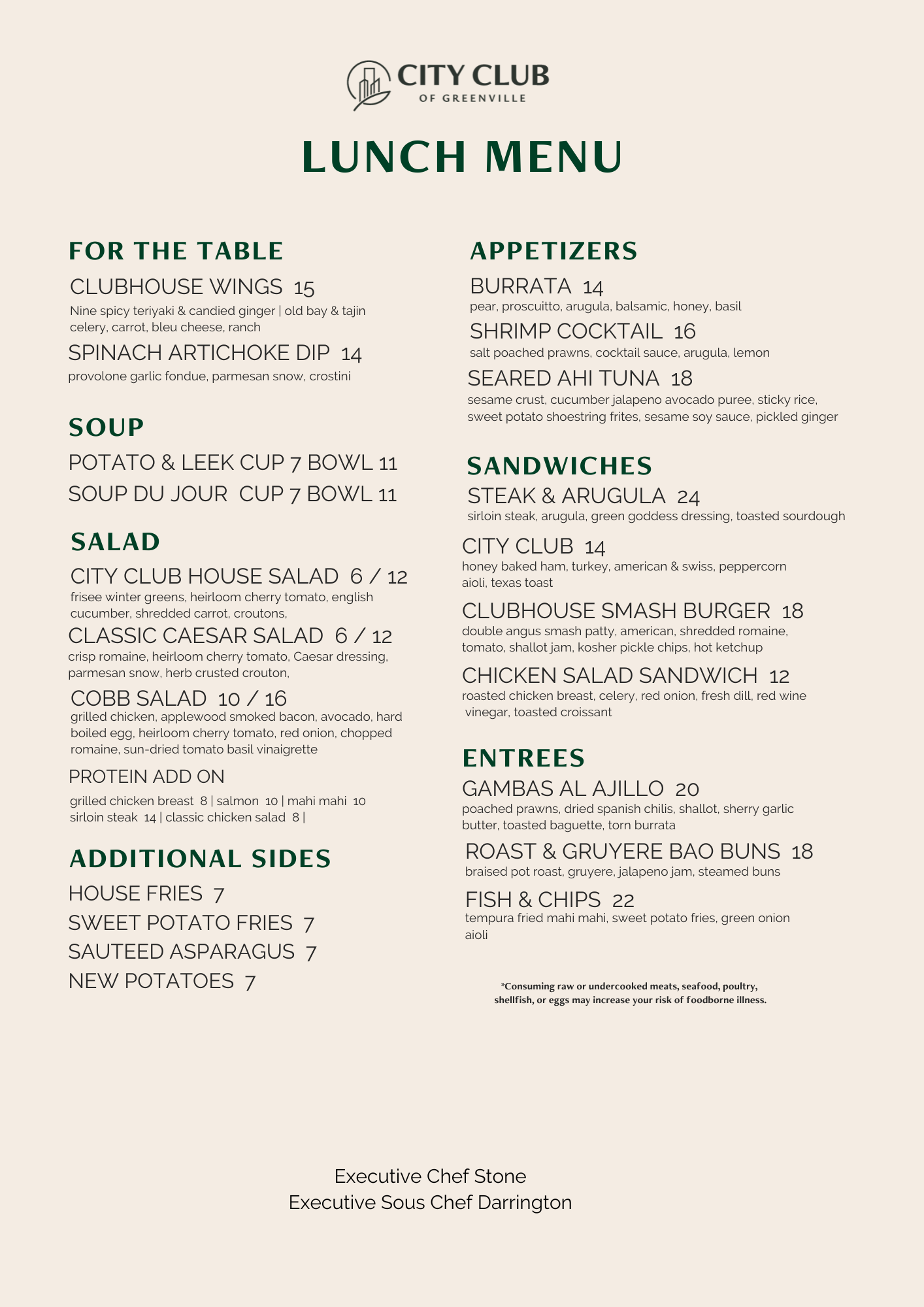 The City Club of Greenville | Dining