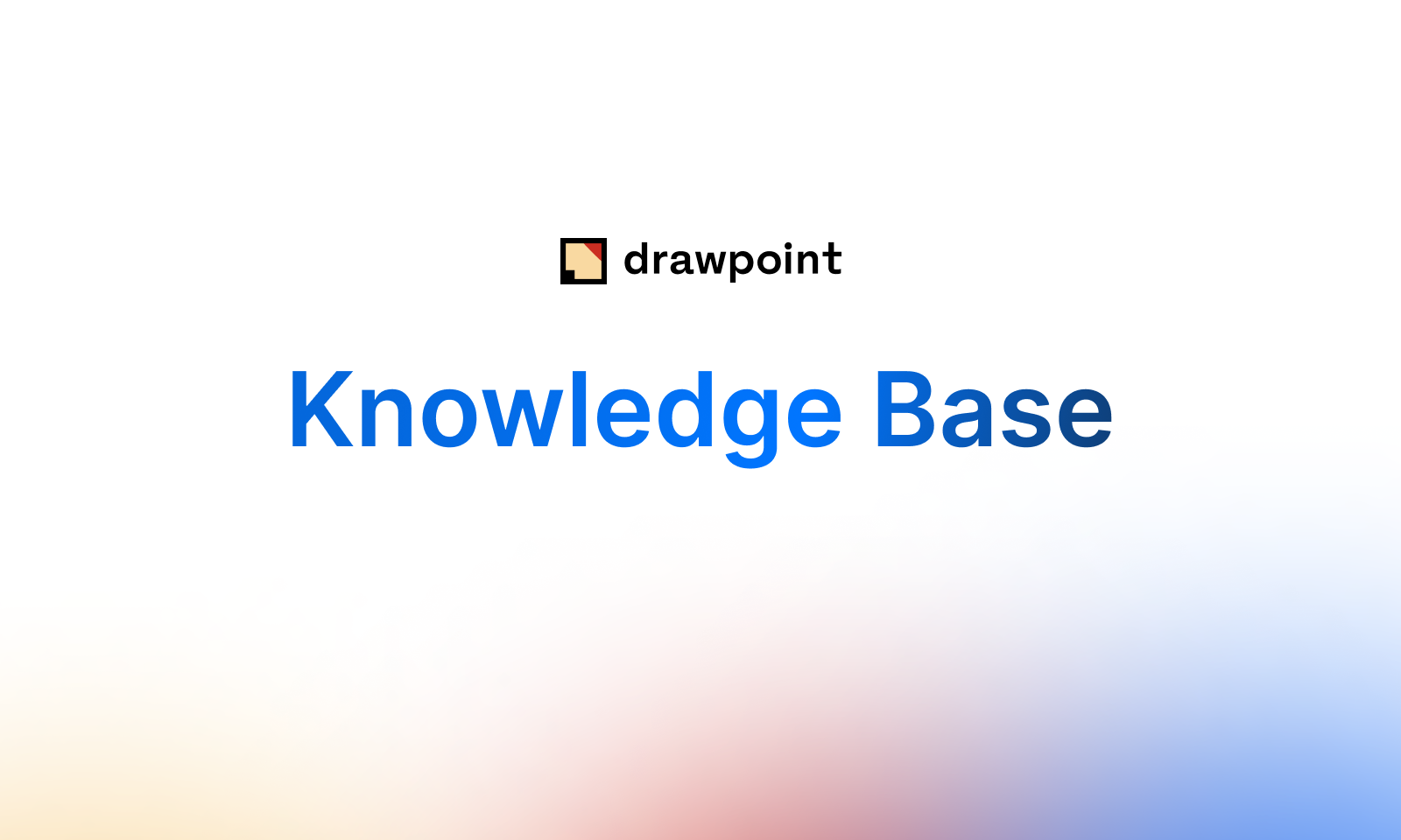 Drawpoint Knowledge Base