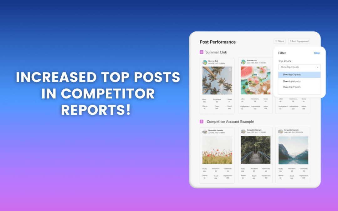 HeyOrca's Expanded Top Performing Posts in Competitor Reports | HeyOrca