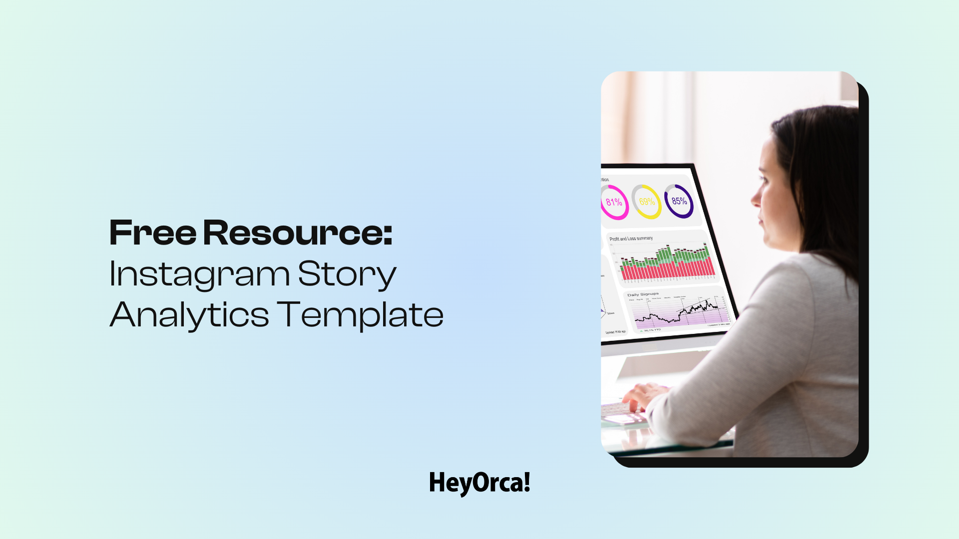 Instagram Story Analytics Template | HeyOrca